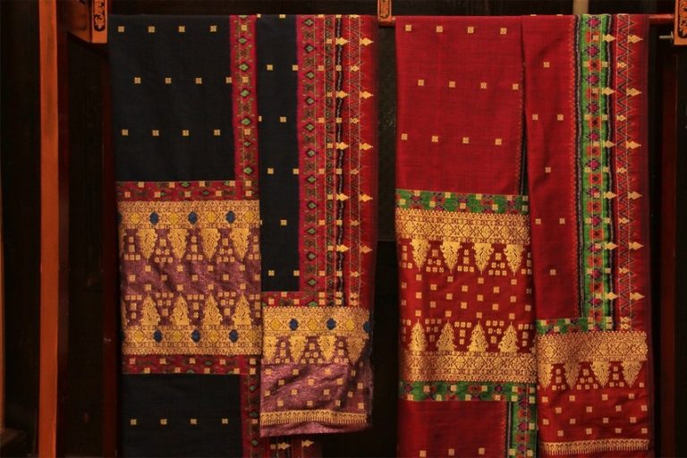 The famous Palembang Songket fabric