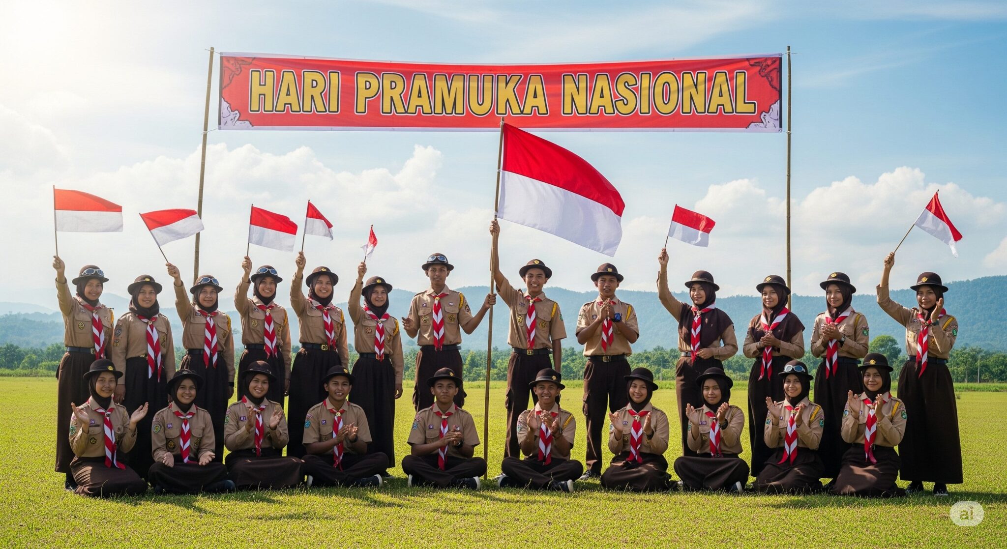 Indonesian National Scout Day 14 August - Hello Indonesia