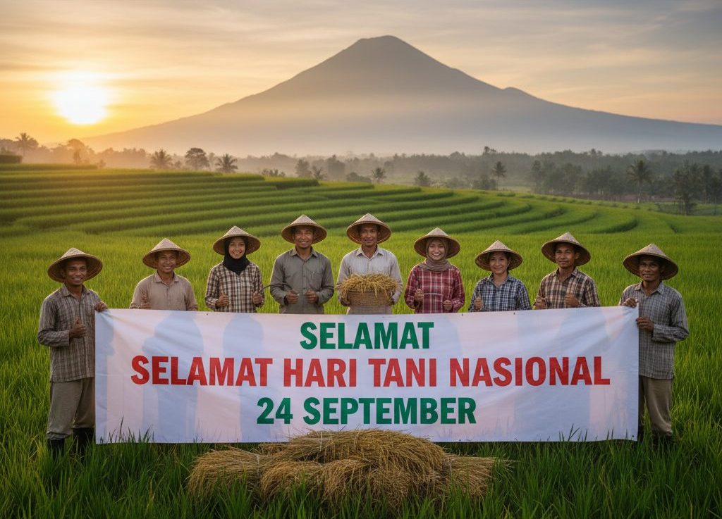 Hari Tani Nasional 24 September - Hello Indonesia